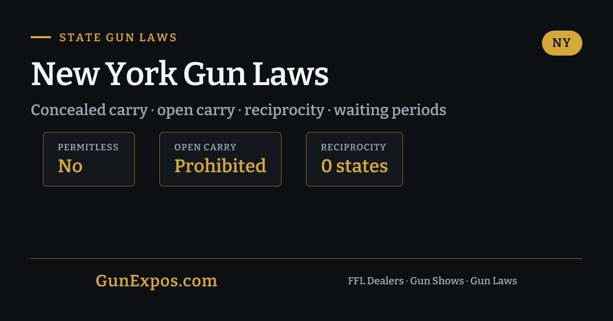 New York Gun Laws 2026 — Complete Guide | GunExpos